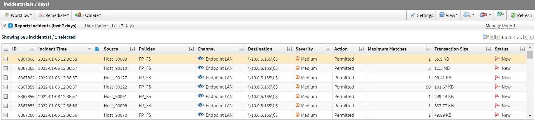First stage - Ramp up