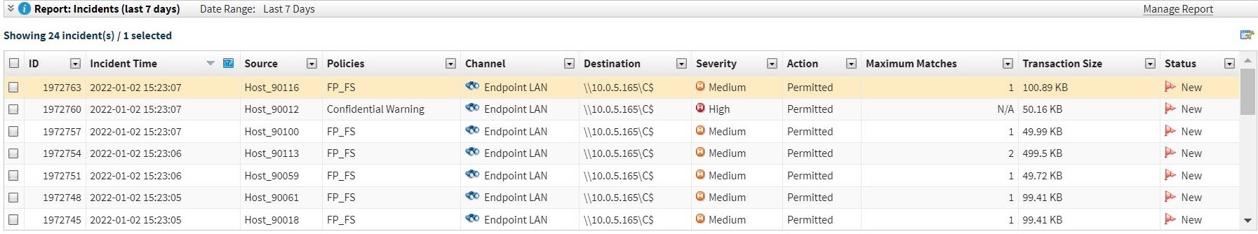 First stage - Ramp up
