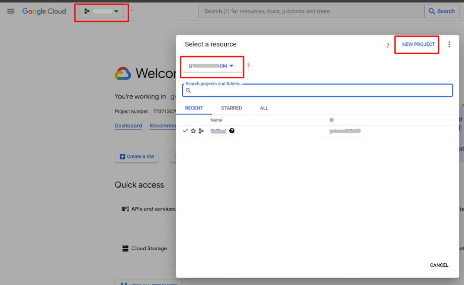 Create OAuth2 Credentials