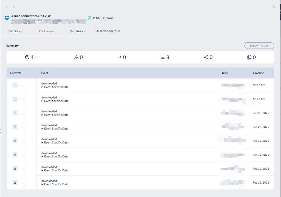 How to access Lineage information