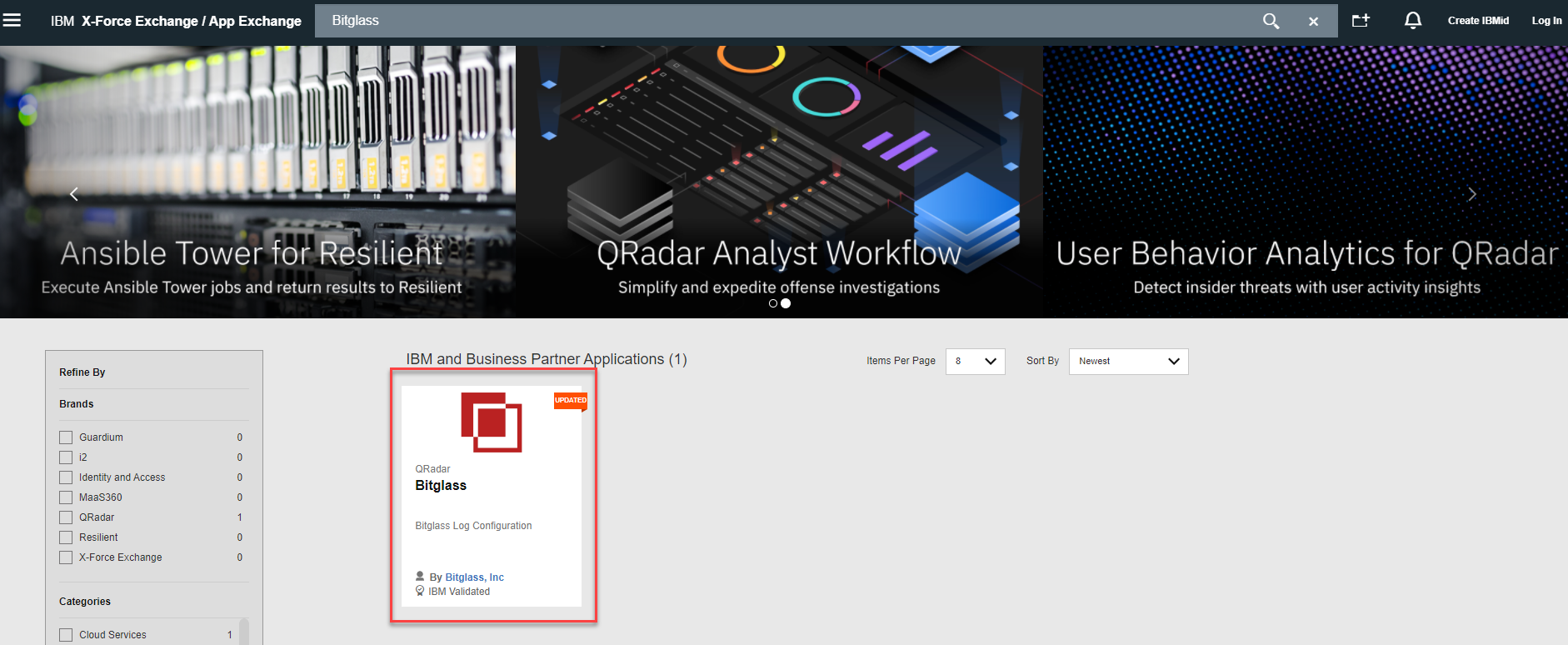 Setting up Bitglass in QRadar App